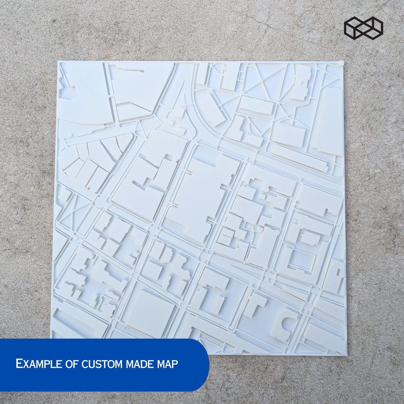 Custom 3D Printed Tactile Map: Navigation Aid for Blind & Low Vision - Etsy