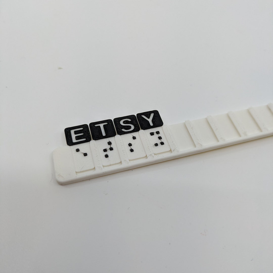 Personalized Braille Learning Kit Word With Holder - Etsy