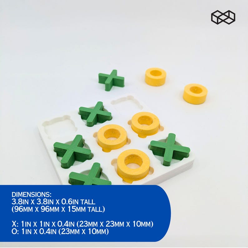 Adapted Tic Tac Toe Game for the Blind and Tactile Learners - Etsy