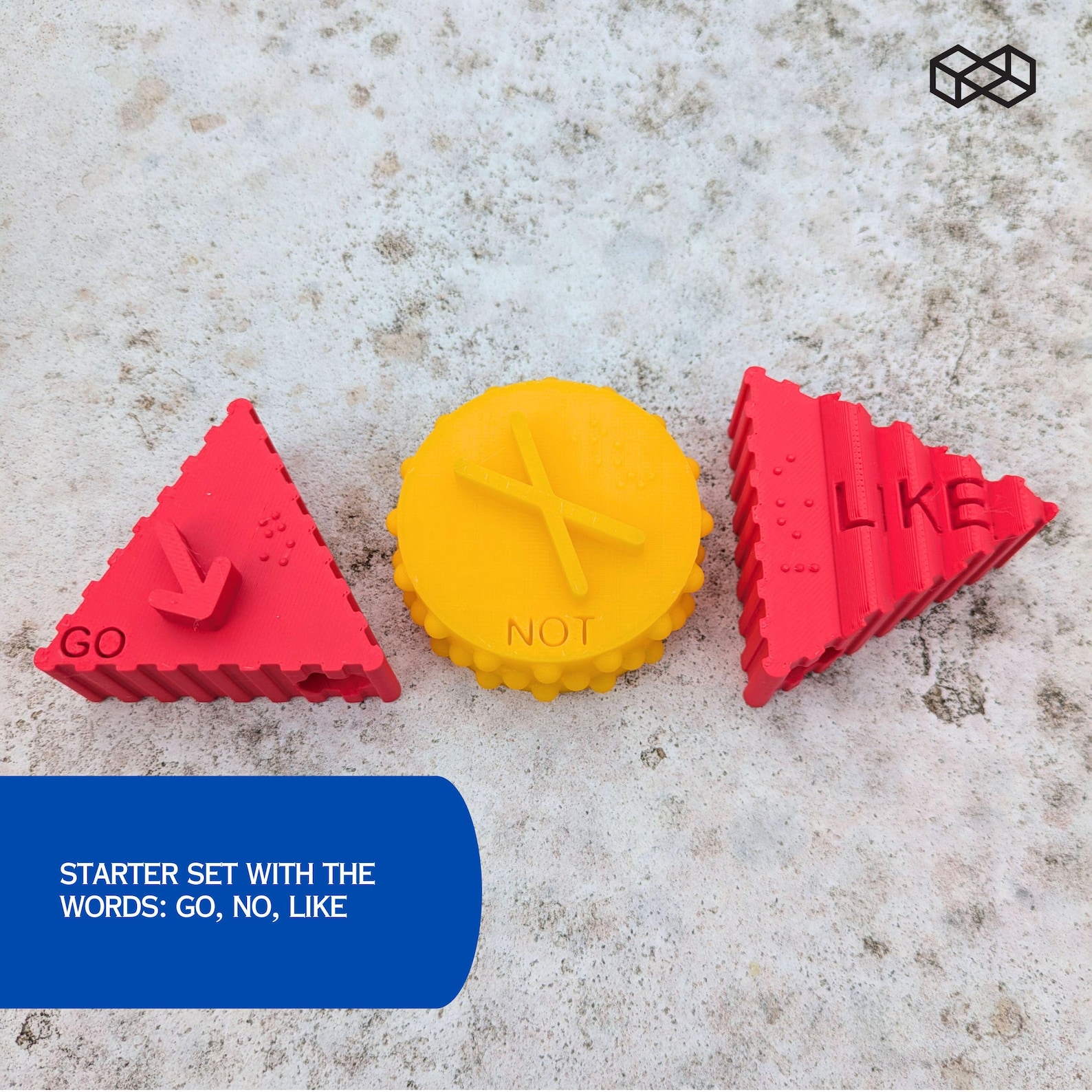 3D Printed Universal Core Vocabulary Set: Tactile Learning Blocks for ...