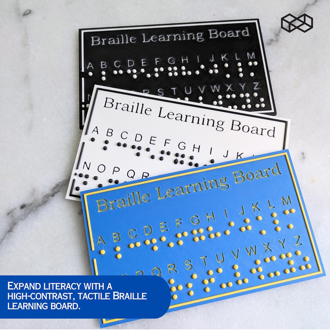 Braille Learning Board for Blind & Low Vision | Tactile Alphabet ...