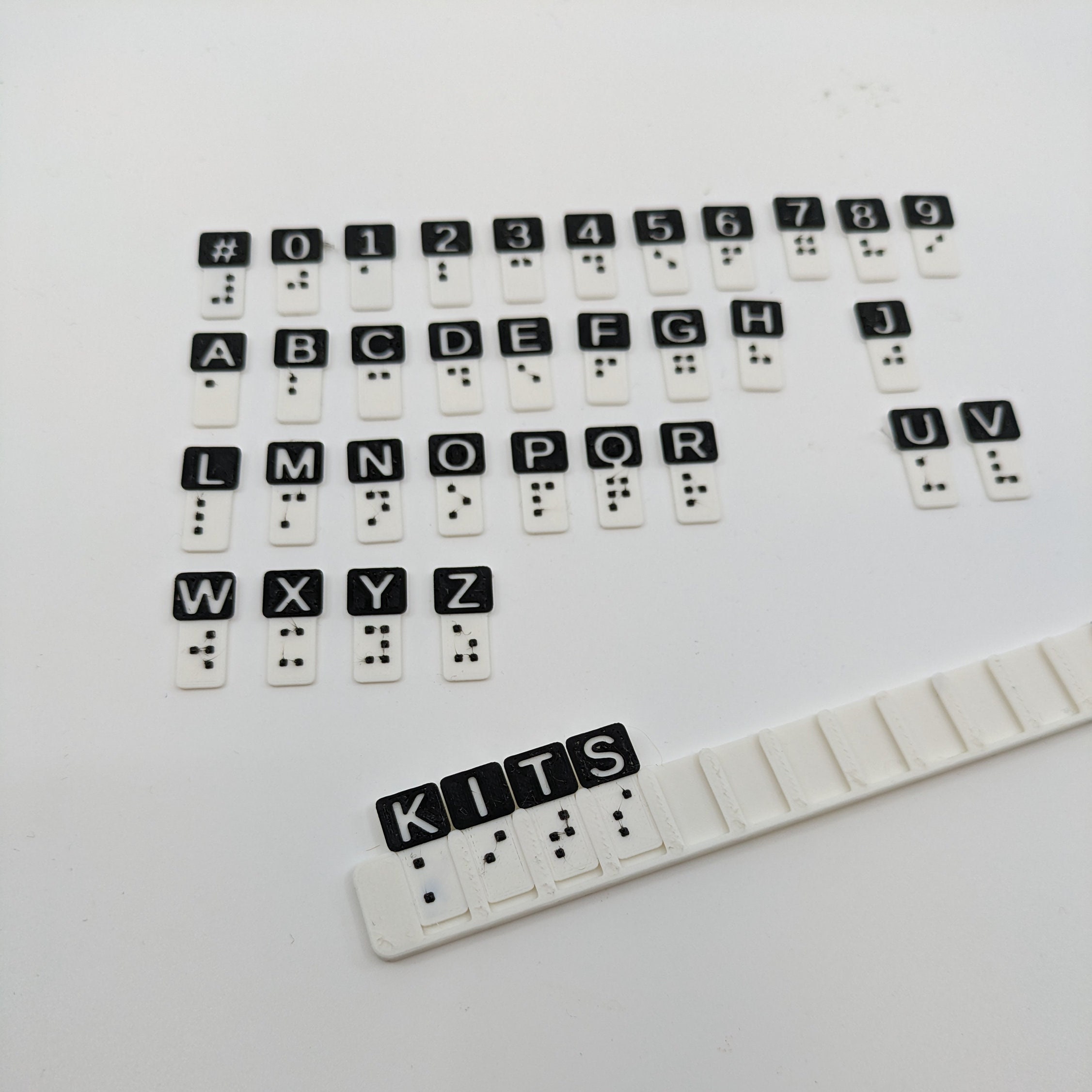 Braille Learning Kit up to 12 Characters Holder - Etsy