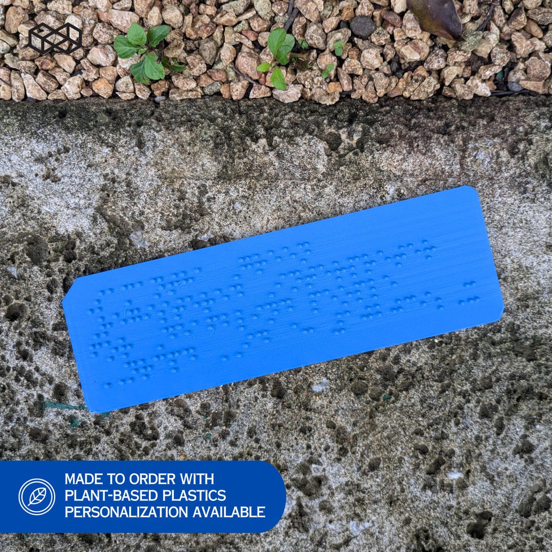 Durable Custom Braille Card - Personalized Notes, Business Cards ...