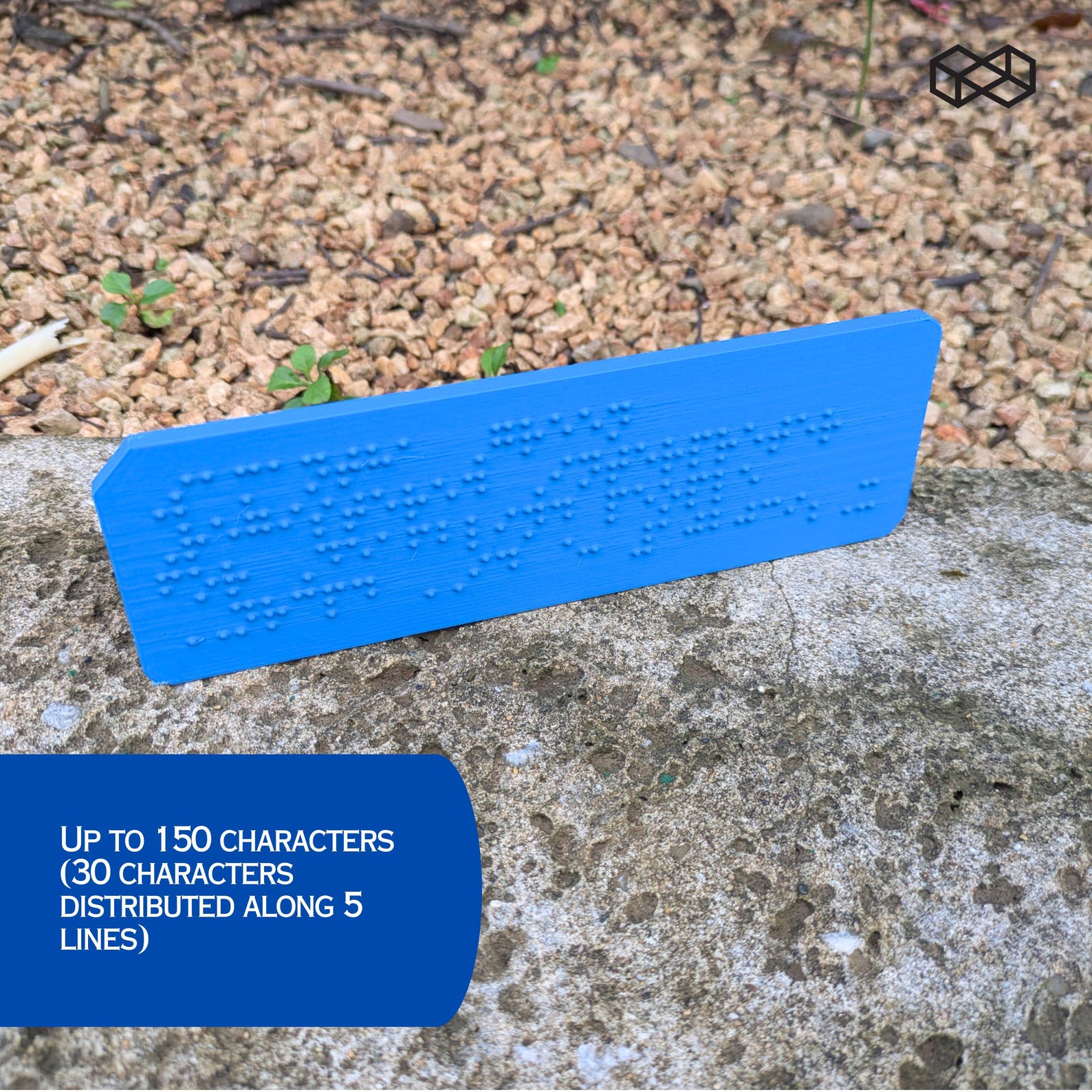 Custom Braille Card | Personalized 3D Printed Braille Message ...
