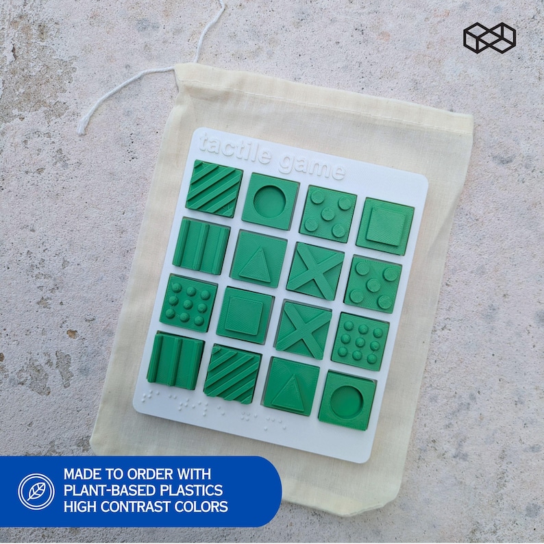 Tactile Memory Game for Blind & Visually Impaired | 16-tile Sensory ...