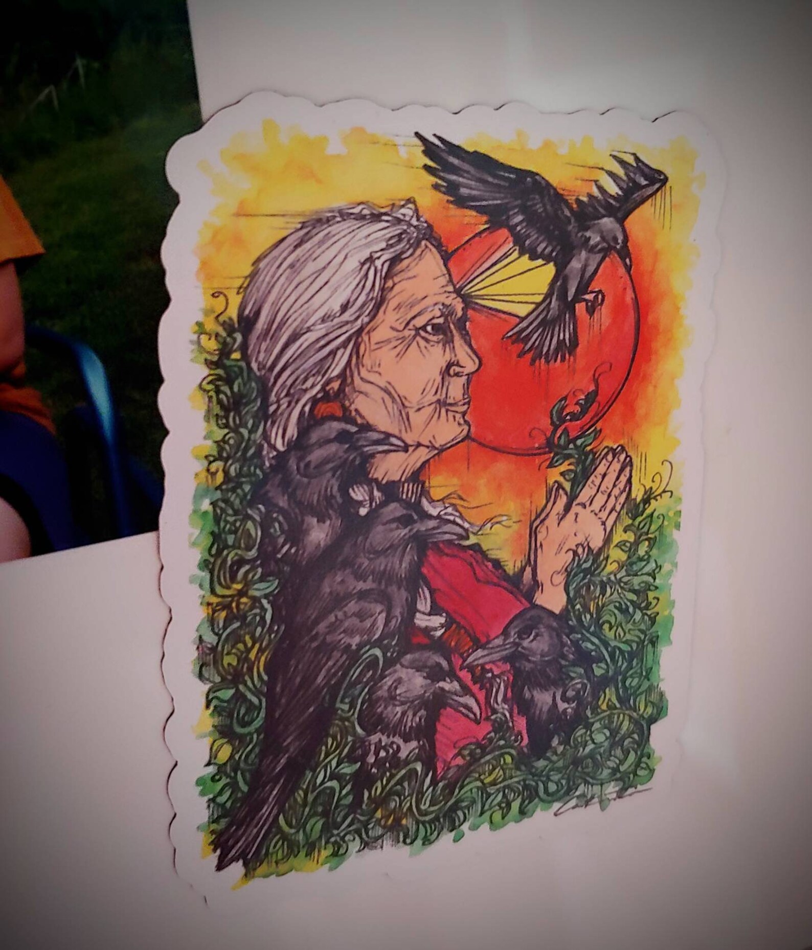 Magnet. Raven Oracle. 3x4 Inch. Refrigerator Magnet. Raven Art. Bird ...