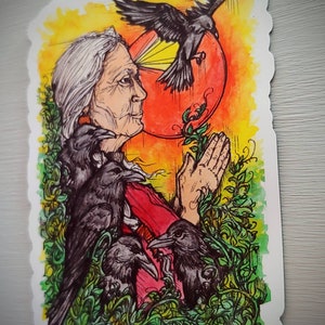 Magnet. Raven Oracle. 3x4 Inch. Refrigerator Magnet. Raven Art. Bird ...