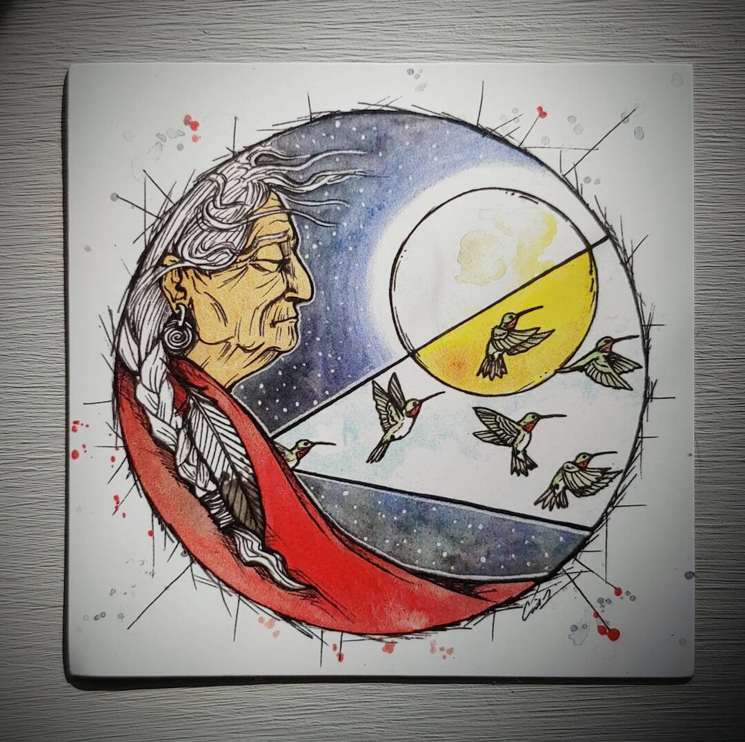 Magnet. Heart Projection. Path of Light and Joy. 3x3 Inch. Refrigerator ...