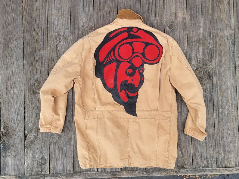 Vintage Canvas Hot Rod Ford Mens Jacket - Etsy