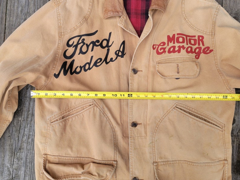 Vintage Canvas Hot Rod Ford Mens Jacket - Etsy