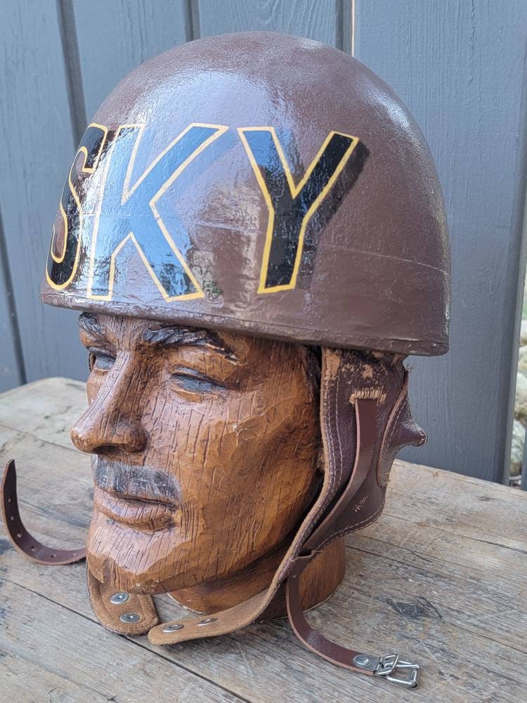 Vintage Motorcycle Hot Rod Helmet - Etsy