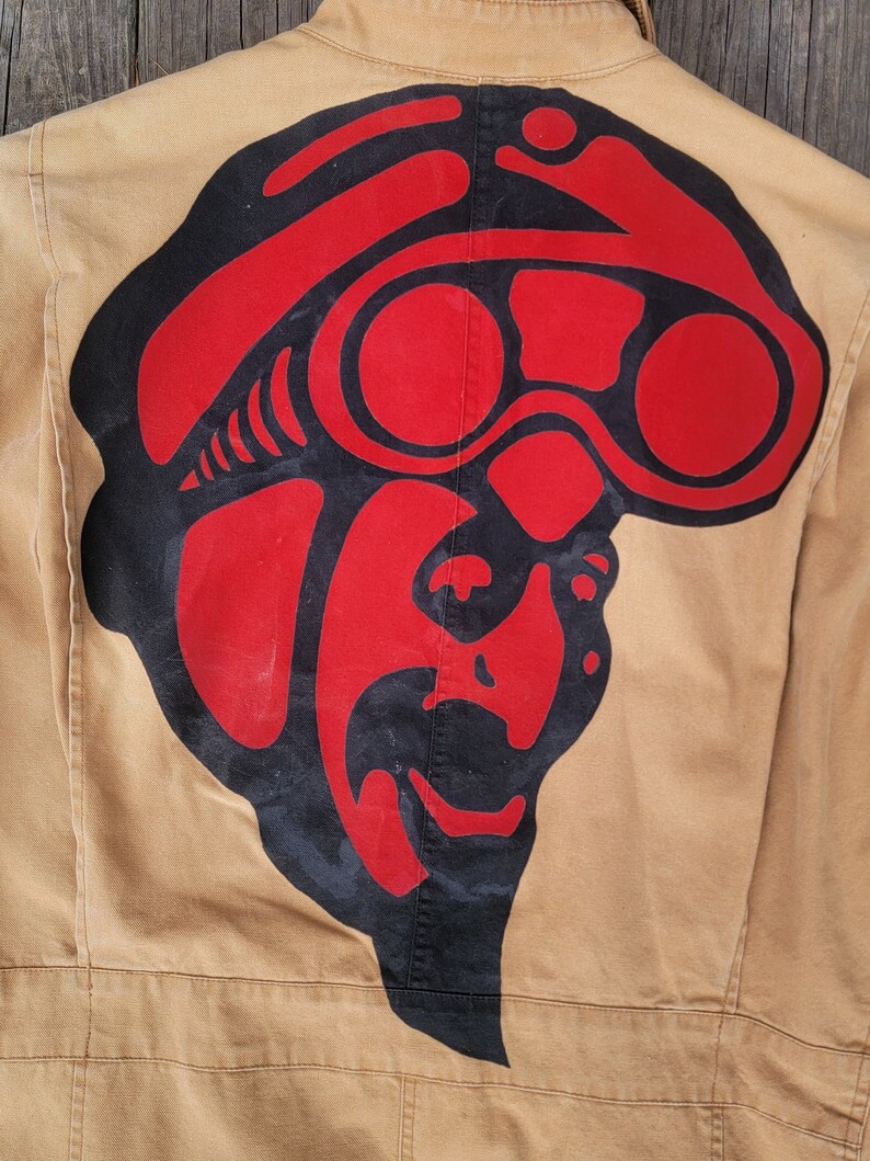 Vintage Canvas Hot Rod Ford Mens Jacket - Etsy