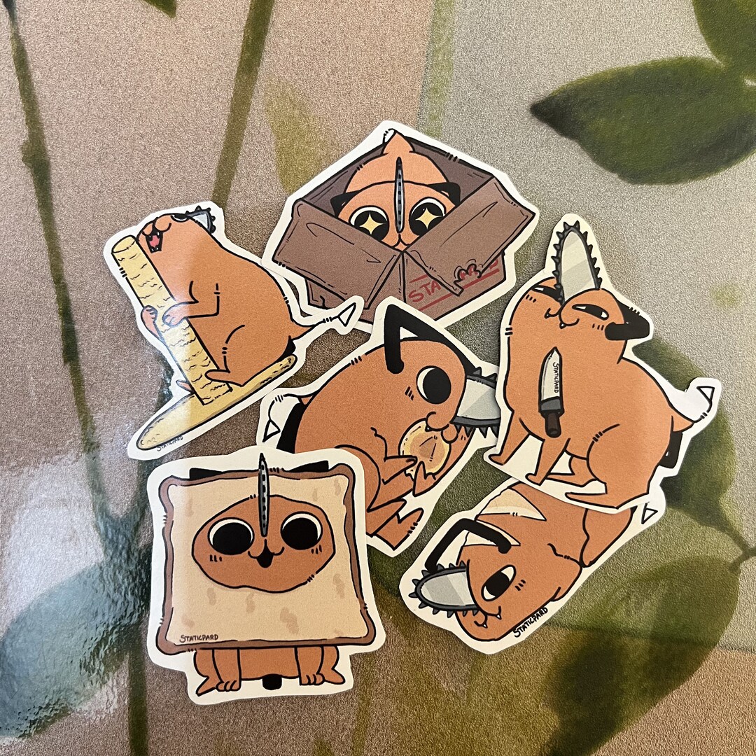 Chainsaw Man Pochita Stickers - Etsy