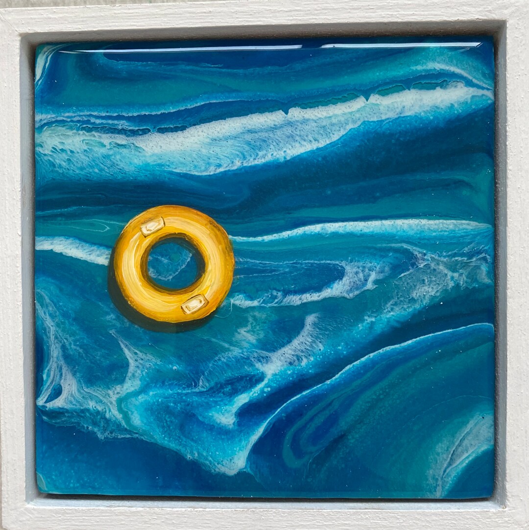 Mini Float on Water Painting | Framed - Etsy