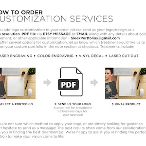 Pure Glossy White Portfolio 11 X 8.5 Portrait Folio Presentation Book ...