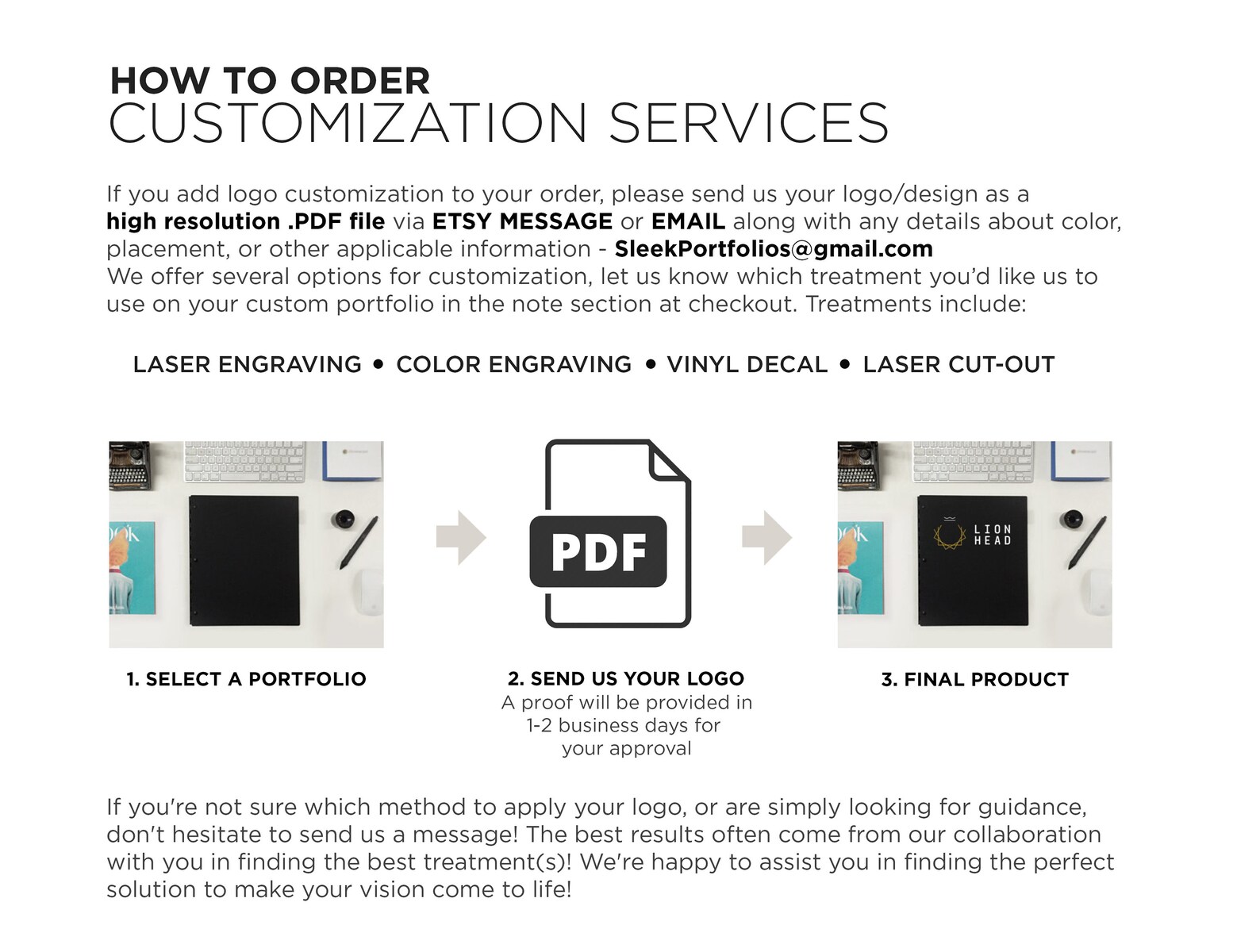 Letter Size Portfolio Glossy Black 11 X 8.5 Portrait - Etsy