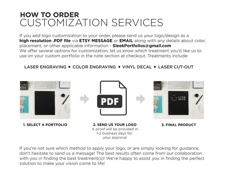 Letter Size Portfolio Glossy Black 11 X 8.5 Portrait - Etsy