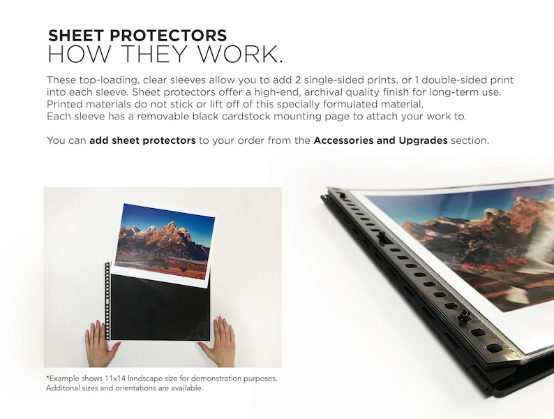 Portfolio Book Case Bamboo Amber 11x17 Landscape Portfolio With Silver ...