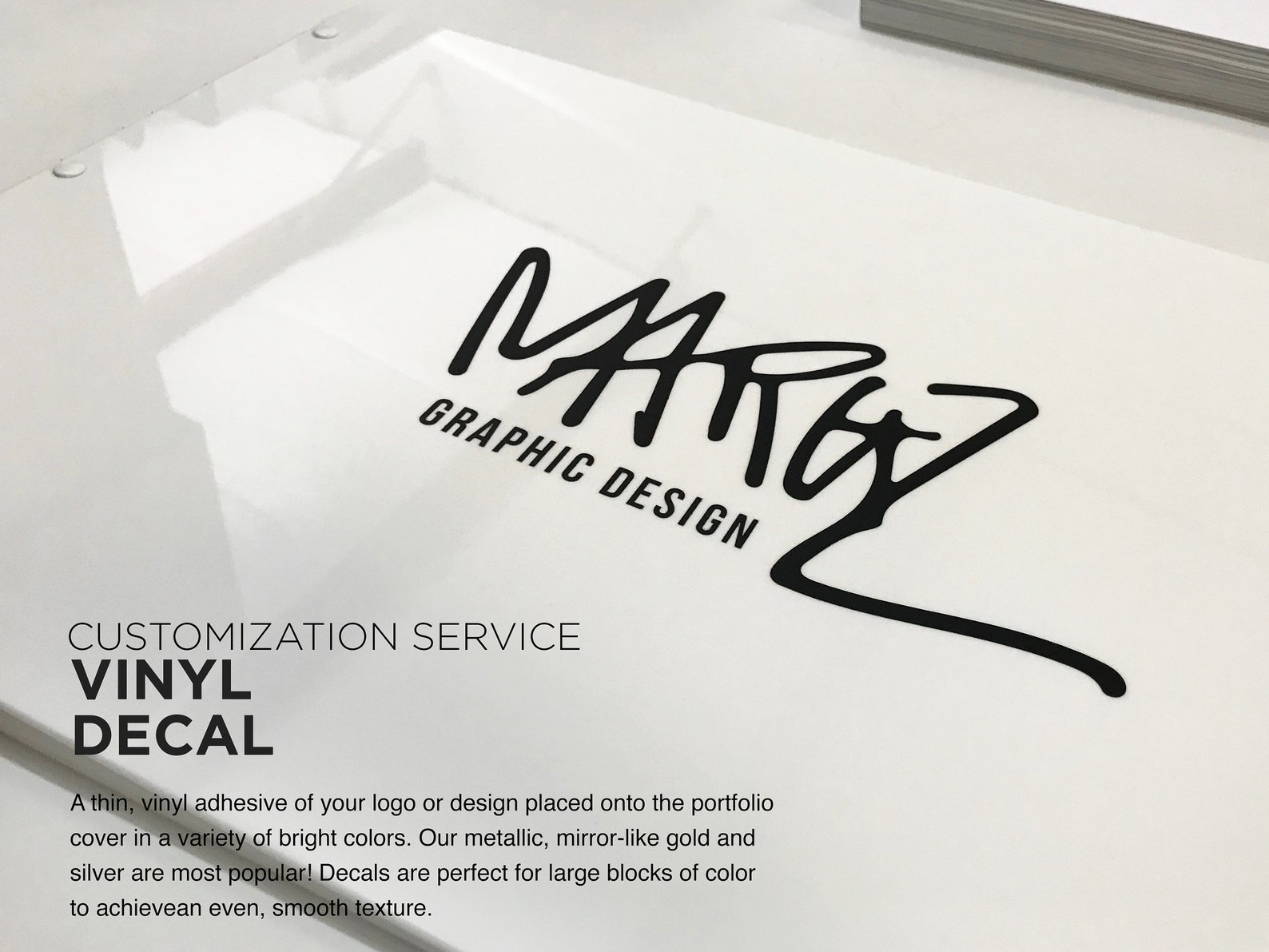 White 11x17 Portfolio Book Case 11X17 Landscape Glossy White | Etsy