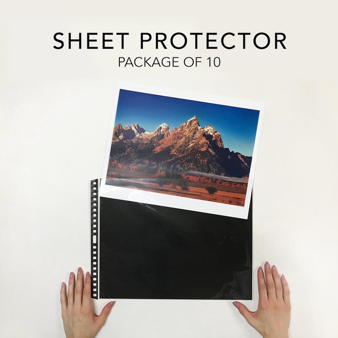 SHEET PROTECTORS - Archival Plastic Sleeves for Screwpost Portfolios ...