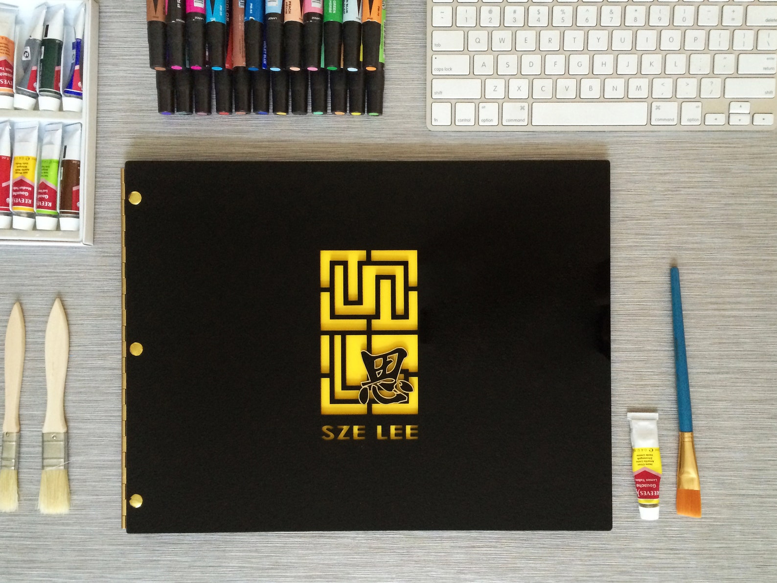 11x14 Landscape Glossy Black Portfolio Book Case 11X14 | Etsy