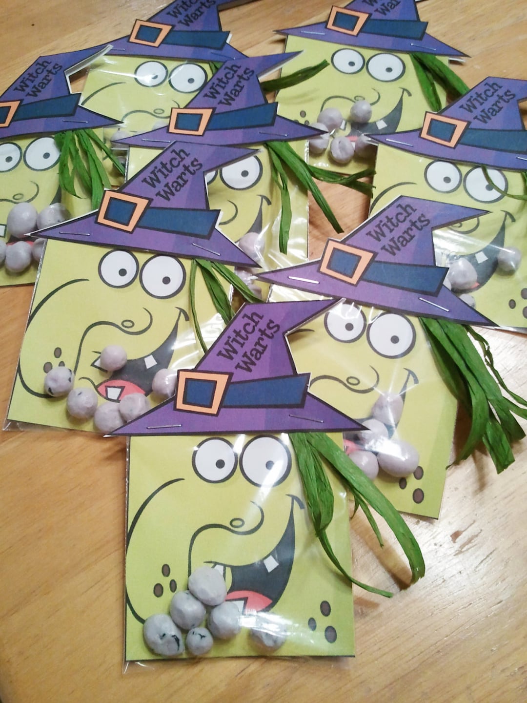 Halloween DIY Witch Warts Raisin Trick or Treat Handout - Etsy