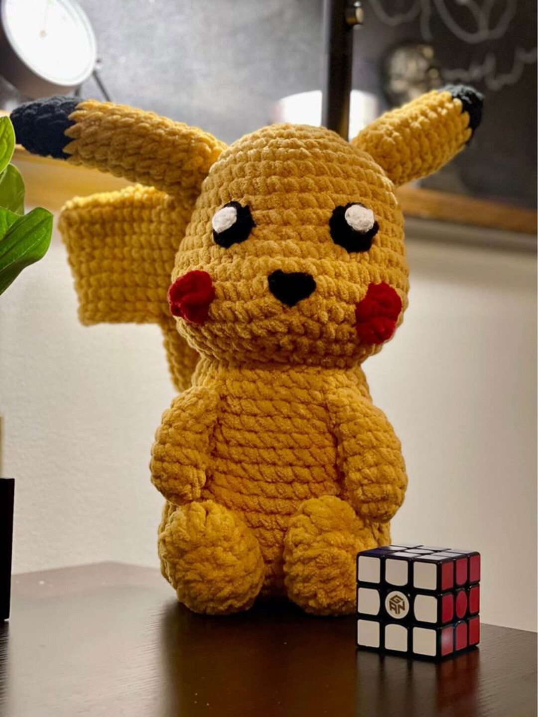 Large Voltspark Crochet Plushie - Handmade Pika Plushie, Amigurumi ...