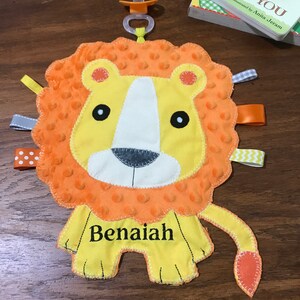 Lion King Lovey Pacifier Holder,personalized Baby Gift, Paci Holder ...