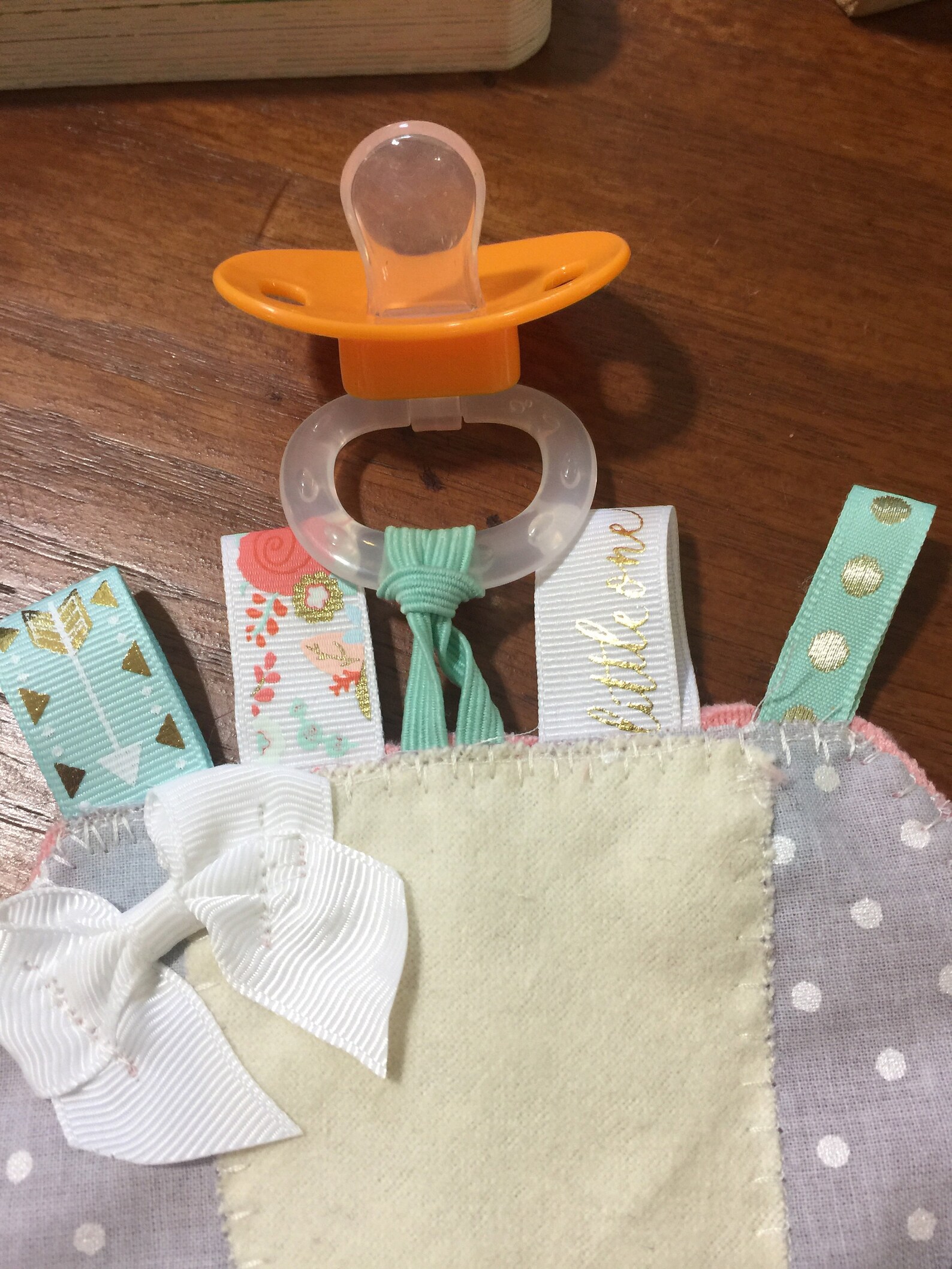 Girl Cow Binky Buddy Minky Lovey Paci Holder Personalized | Etsy