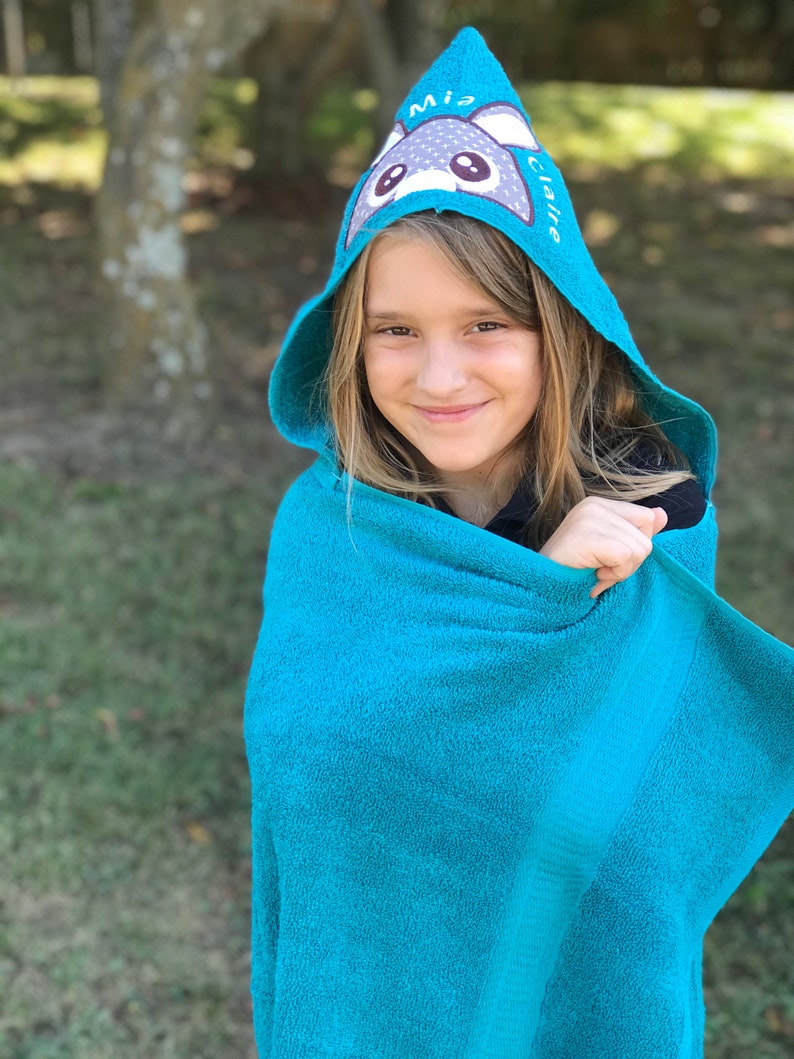 Peek-over Animal Hooded Bath Towel Multiple Animal Choices - Etsy