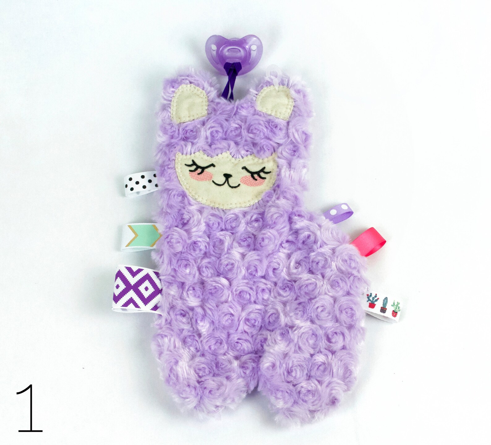 Llama Lovey Pacifier Holder Alpaca Binky Buddy Monogrammed - Etsy