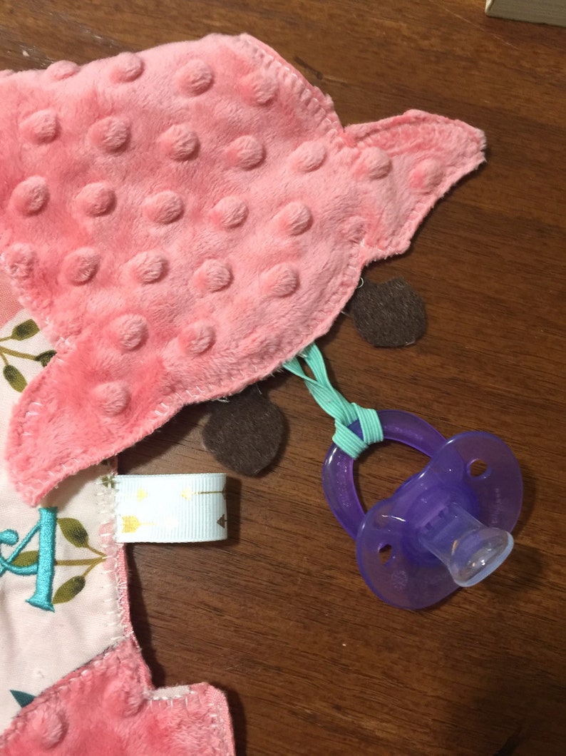 Giraffe Lovey Pacifier HolderPersonalized baby gift Paci | Etsy