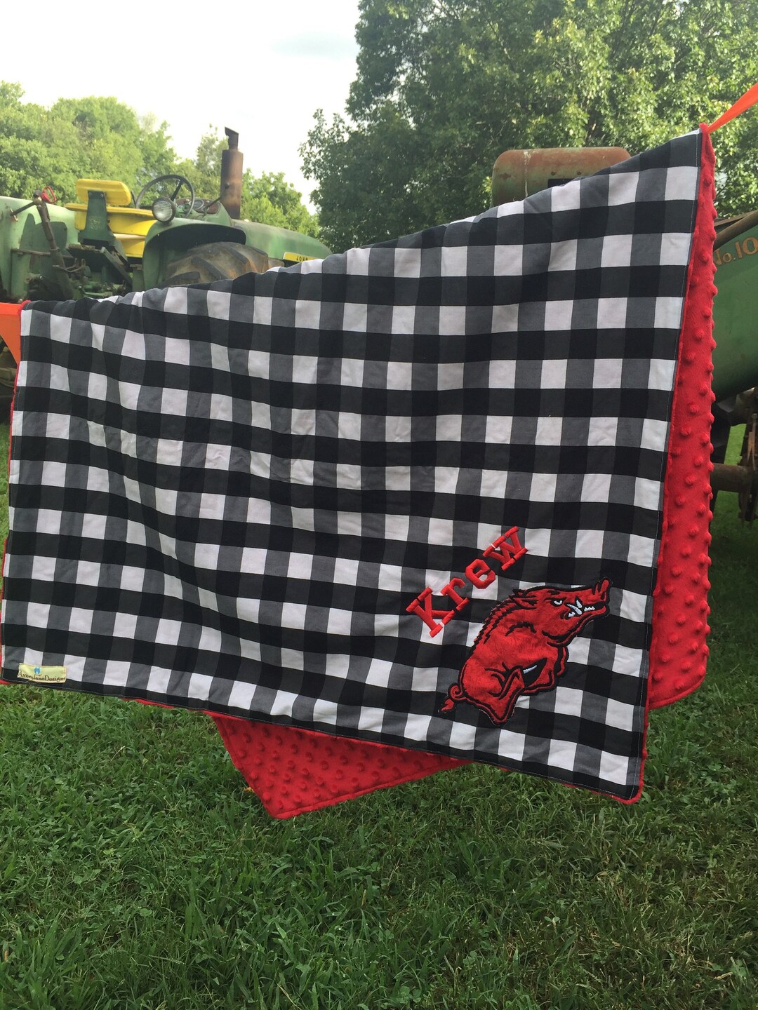 Personalized Razorback Baby Blanket, Toddler Blanket, Gifts for Baby ...