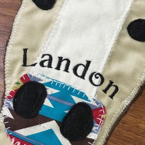 Casey Cow Binky Buddy, Personalized Baby Gift, Pacifier Holder ...