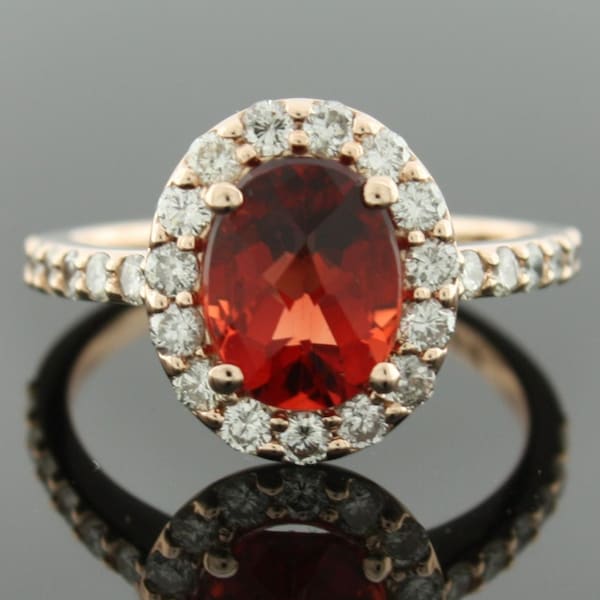 Red Andesine Ring - Etsy