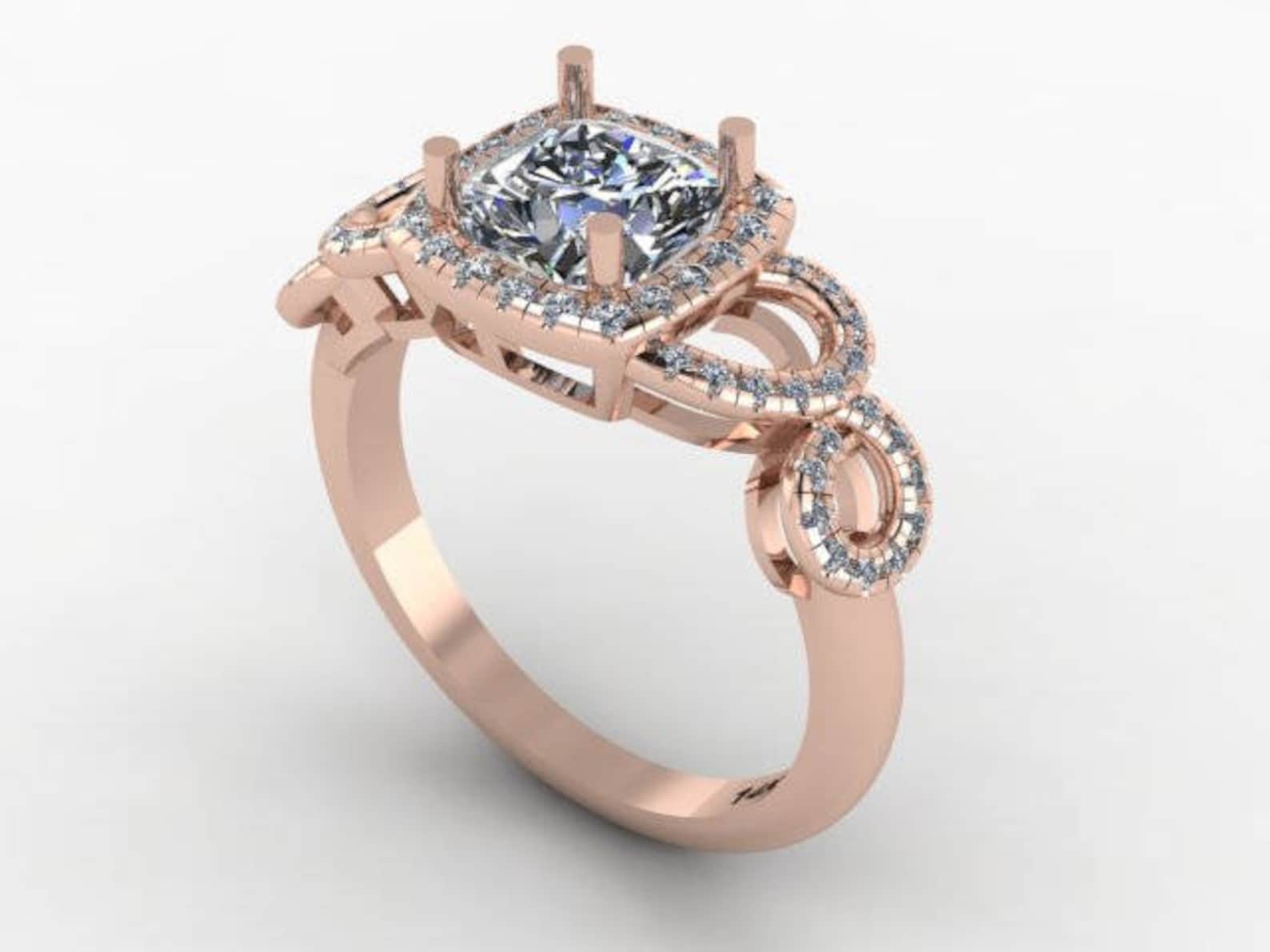 Custom Made Engagement Rings Custom Made Bridal Sets Custom | Etsy