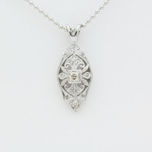 Vintage Fusiform Shape Platinum Art Deco Art Nouveau Victorian Era Old ...