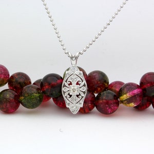 Vintage Fusiform Shape Platinum Art Deco Art Nouveau Victorian Era Old ...