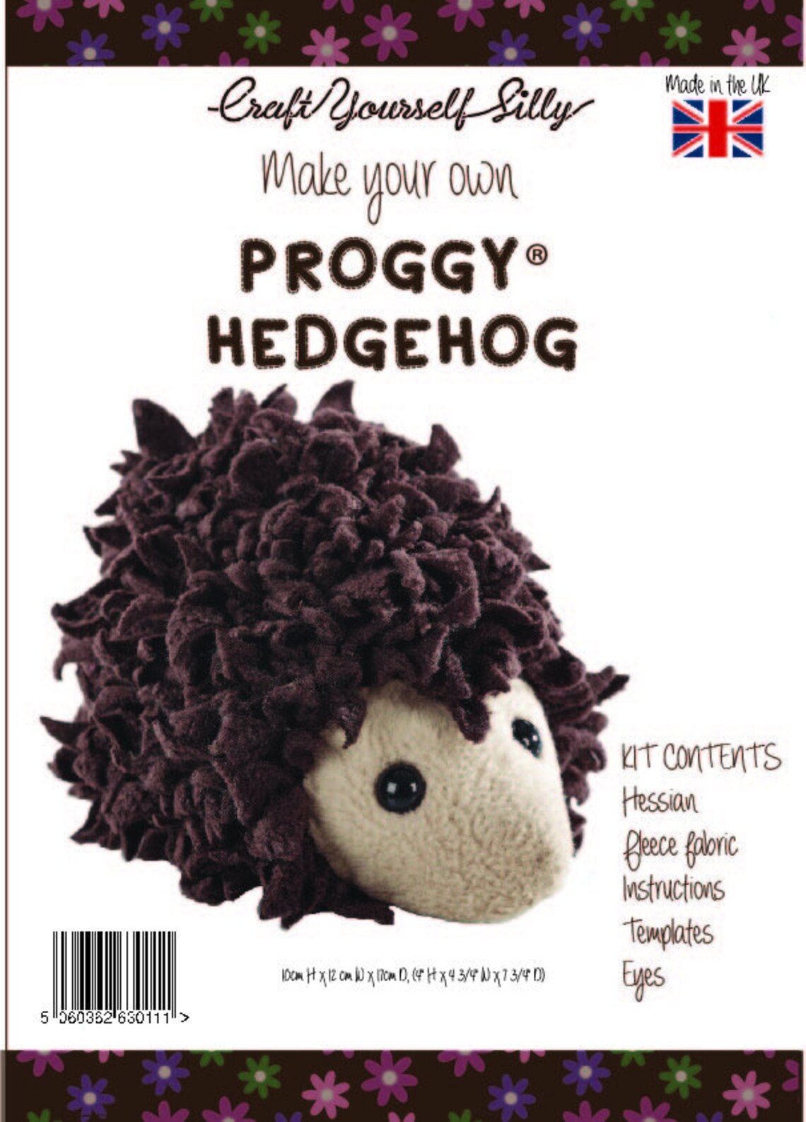 Proggy Mat Hedgehog Rag Rug Kit Stuffed Animal Craft Kit - Etsy