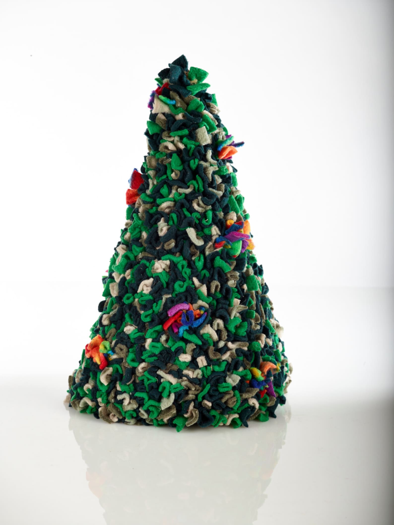 Proggy Mat Christmas Tree Rag Rug Kit Festive Tree Craft - Etsy UK