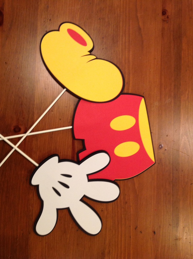 Mickey Minnie or Donald Die Cut Characters | Etsy