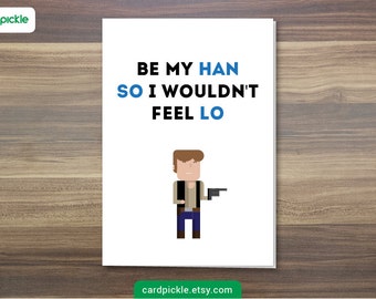 Han Solo Birthday Card - Etsy