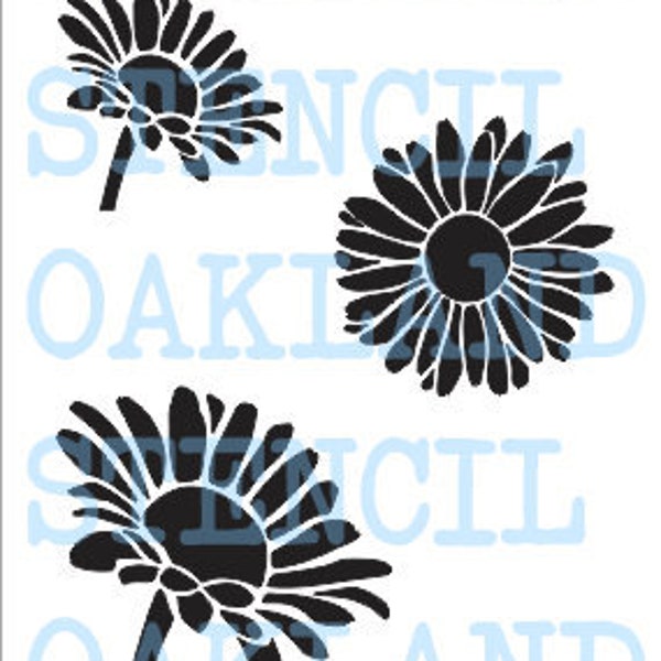 Daisy Stencil - Etsy