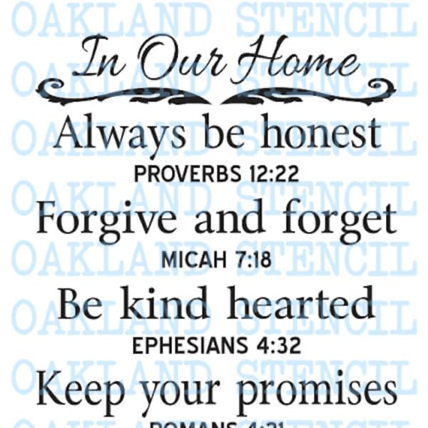 Scripture Stencils - Etsy