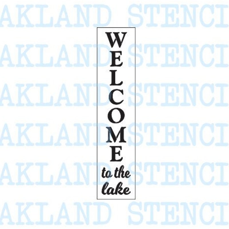 Vertical Lake Sign - Etsy