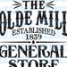 General Store STENCIL for Painting Wood Signs Reusable Canvas Fabric ...