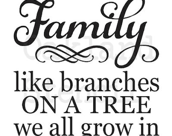 Family stencil | Etsy