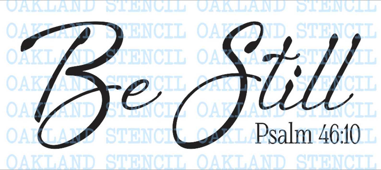 Be Still STENCIL 4 Sizes 6x1216x36 for Painting Signs Wall | Etsy