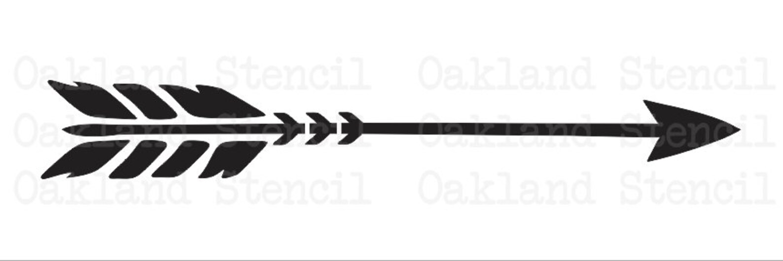 Arrow #3 STENCIL **7 Sizes to Choose From** for Painting Signs, Wood ...