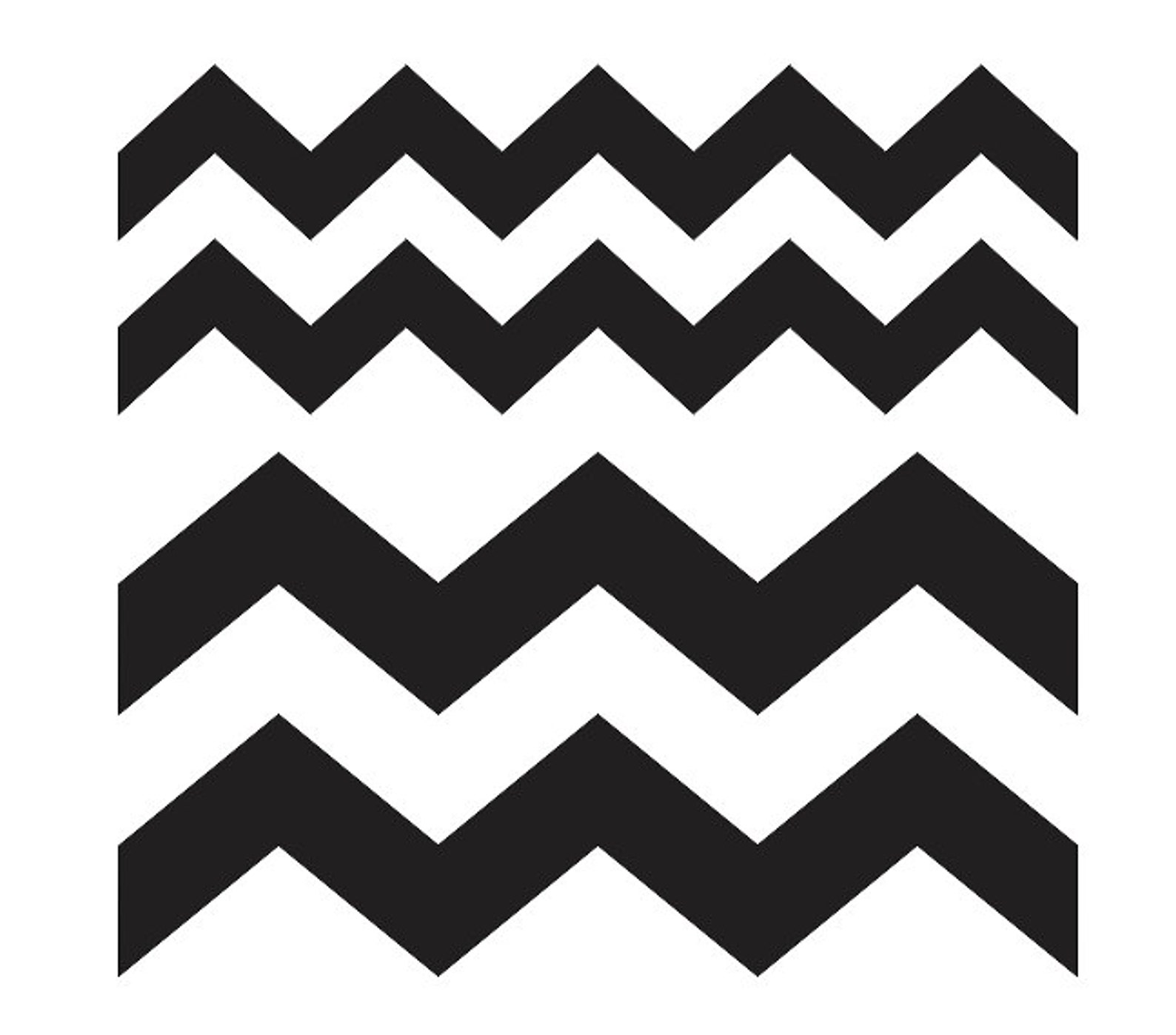 Chevron STENCIL With 2 Different Sizes for Painting Signs, Wood, Fabric ...